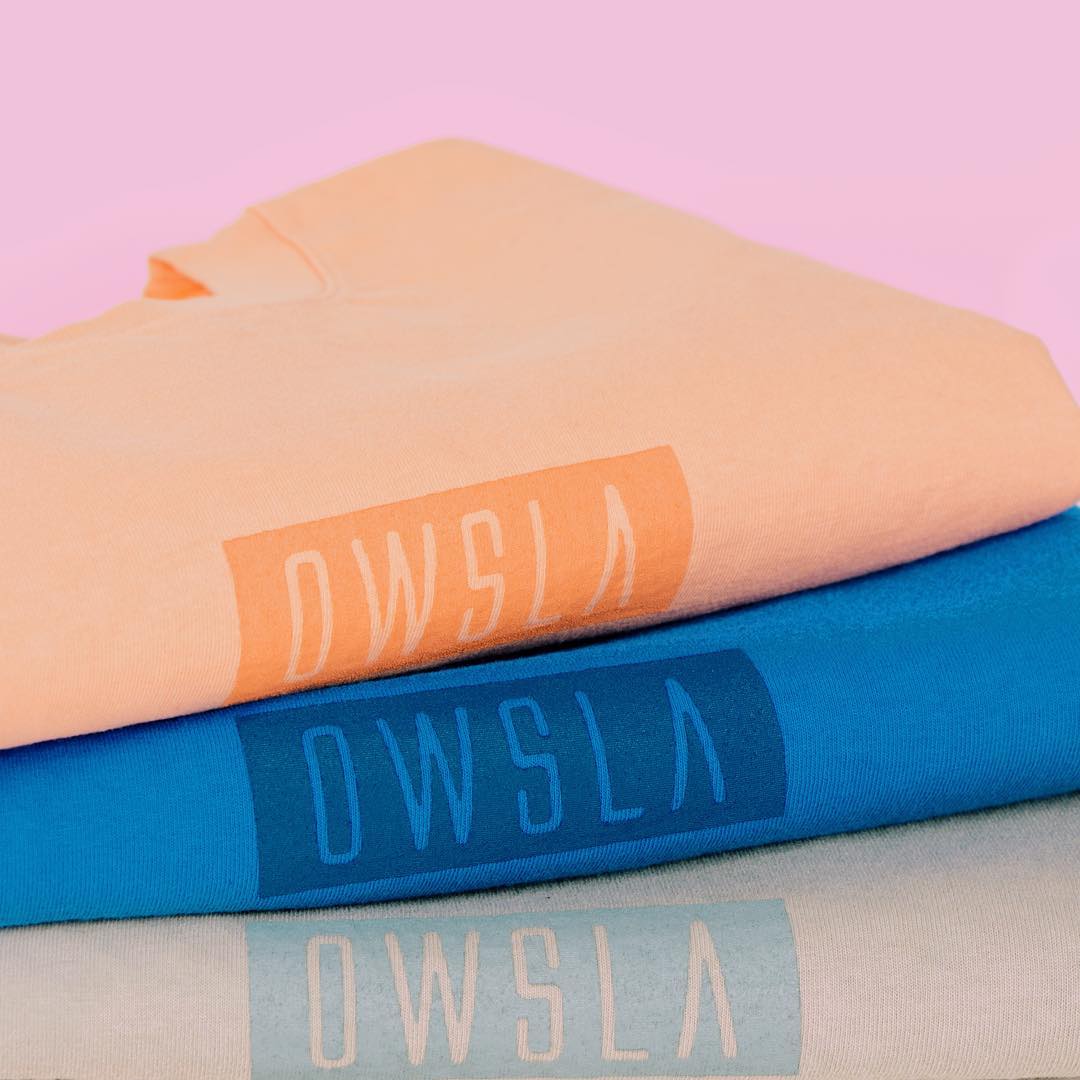 OWSLA OWSLA Goods Garment Dye Box Logo Tees